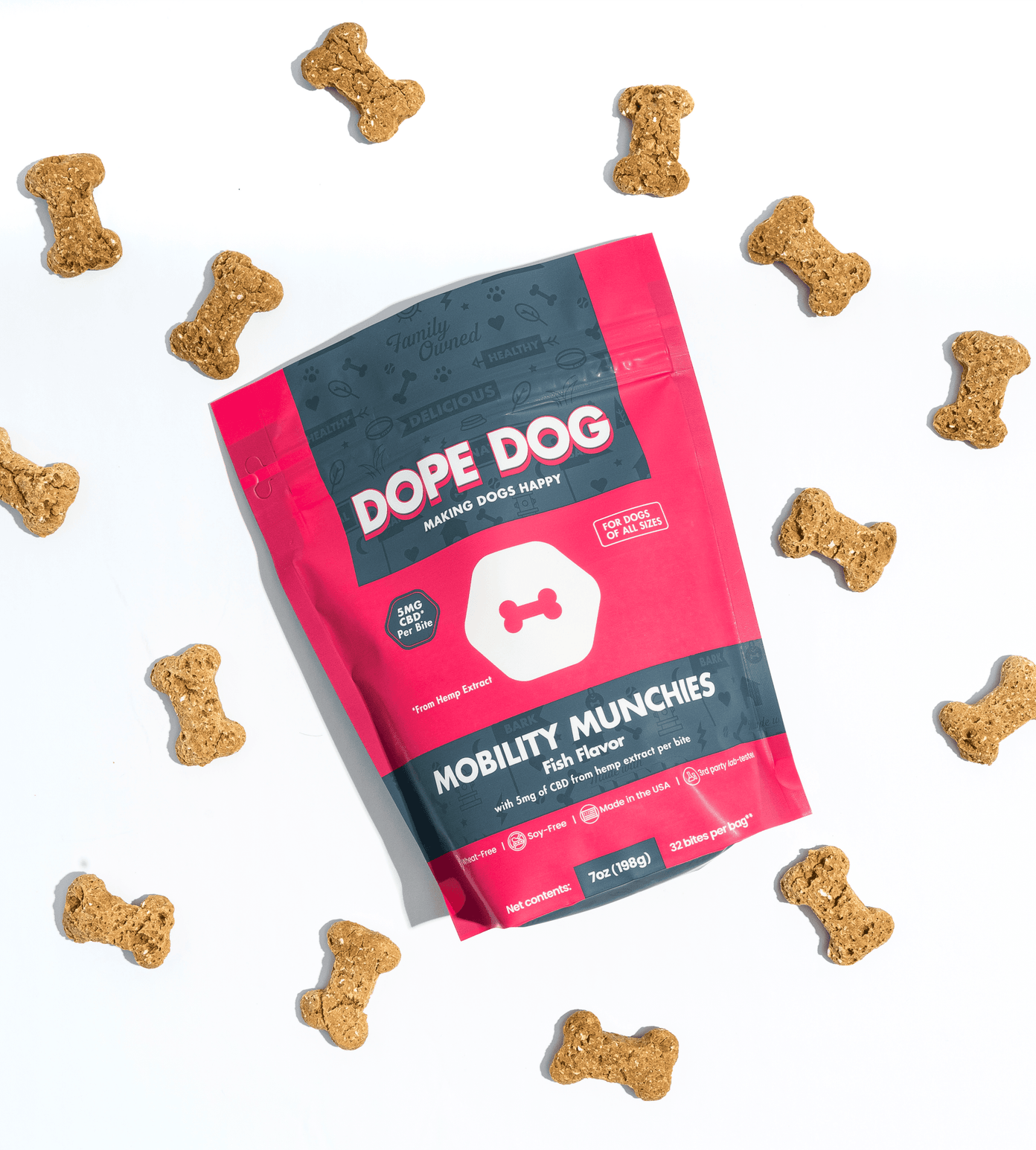 Peanut Butter CBD Dog Treats | Dope Dog